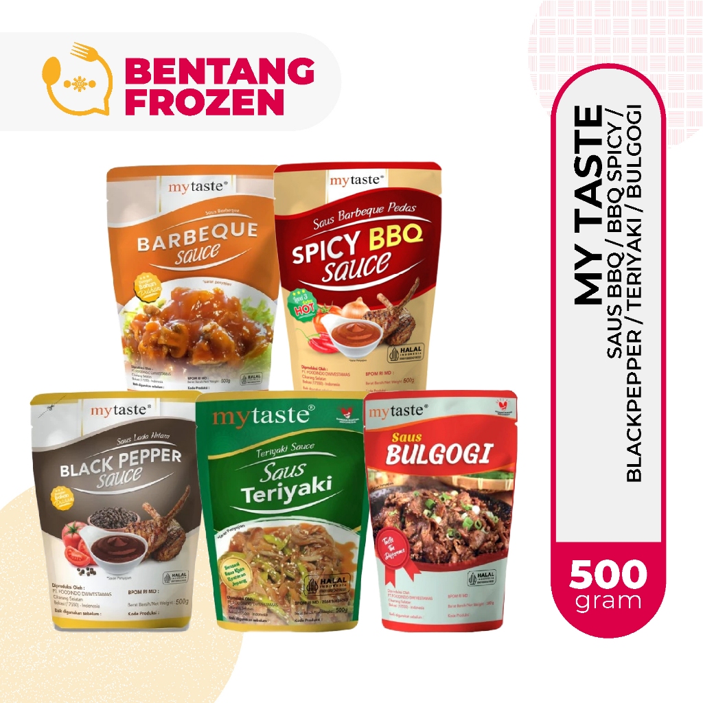 Jual My Taste Saus BBQ / Spicy BBQ / Blackpepper / Teriyaki / Bulgogi ...