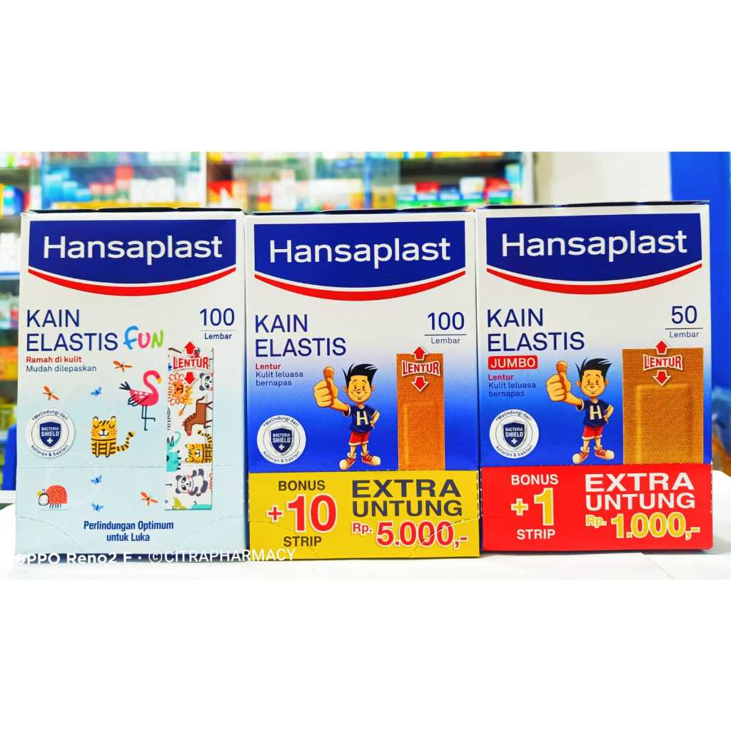 Jual Hansaplast Kain Elastis 𝟏 𝐊𝐎𝐓𝐀𝐊 𝐈𝐒𝐈 𝟓𝟎 & 𝟏𝟎𝟎 𝐋𝐄𝐌𝐁𝐀𝐑 - Plaster Luka ...