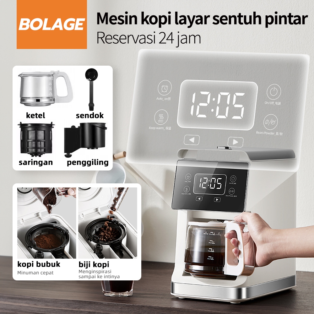 Jual Mesin Kopi Digital Americano Touch Screen 3 in 1/Coffee Machines ...