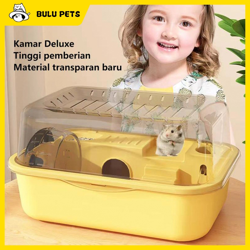Jual BULU-050101 Kandang Hamster F21 Super Besar - Rumah Hamster Mewah dengan Travelling Box ...