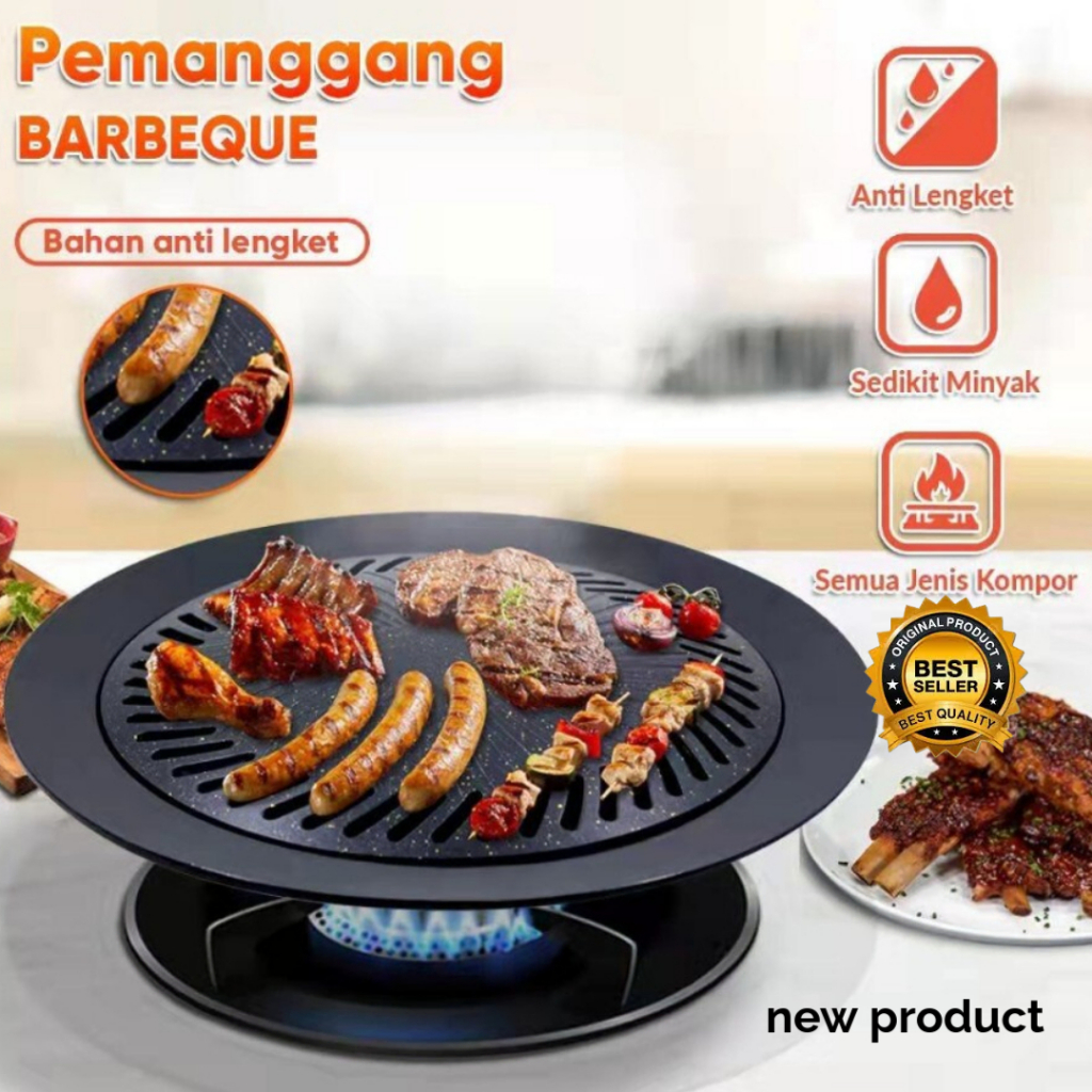 Jual Roekre Pemanggang BBQ Diameter 32cm / Smokeless Grill / Panggangan ...