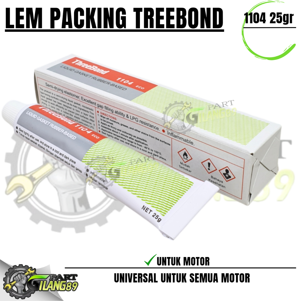 Jual ORIGINAL LEM PAKING MESIN BLOK THREEBOND 1104 25 GRAM GASKET ...