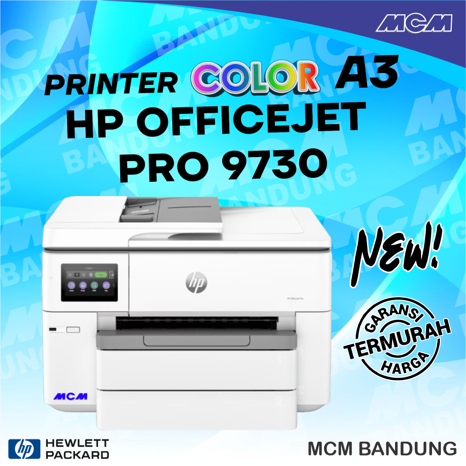 Jual Printer HP OfficeJet Pro 9730 Wide A3 All In One Garansi Resmi HP | Shopee Indonesia