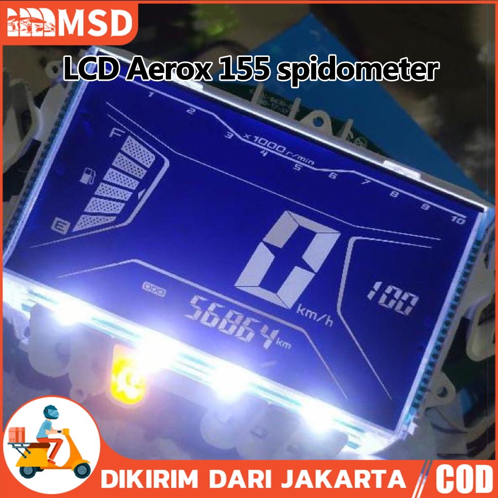 Jual lcd aerox 155 spidometer yamaha LCD SPEEDOMETER AEROX 155 / LEXI ...
