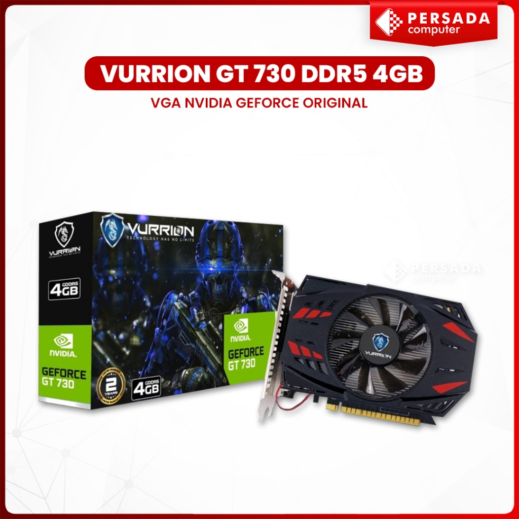 Jual VGA VURRION GT 730 4GB DDR5 64Bit GAMING VGA ORI | Shopee Indonesia