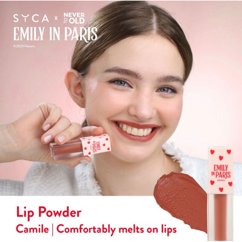 Jual SYCA X EMILY IN PARIS Lip Powder - Camille / Emily | Shopee Indonesia