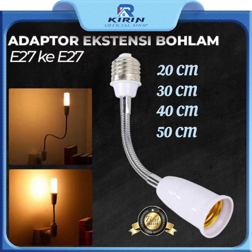 Jual Fitting Extension Kawachi Fiting Sambungan E27 ke E27 Fitting Lamp ...