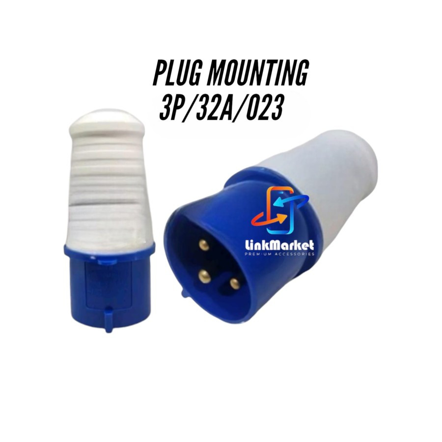 Jual PLUG MOUNTING 3P 32A TYPE 023/PLUG MOUNTING MALE 3P/INDUSTRIAL ...