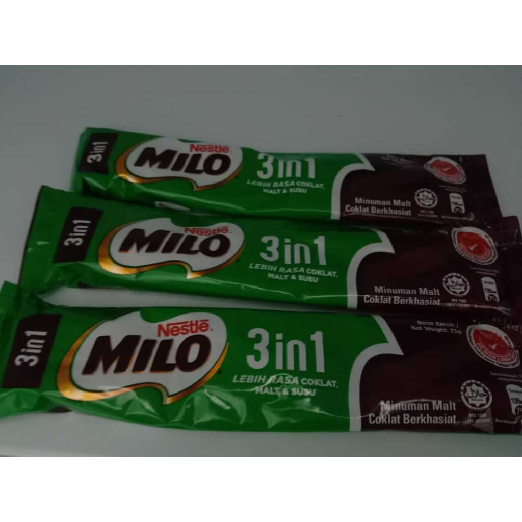 Jual Milo 3 in 1 Malaysia Eceran / Milo Stick Malaysia Eceran | Shopee ...