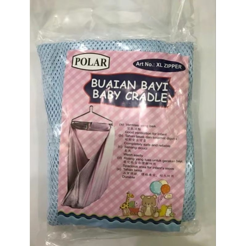 Jual Polar Kain Ayunan Zipper XL (Sleting Jumbo) Size 153cmx200cm ...