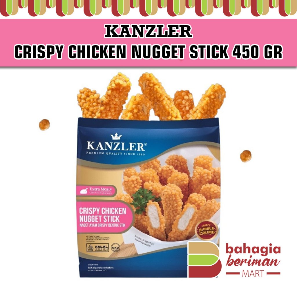 Jual Kanzler Crispy Chicken Nugget Stick 450 gram | Shopee Indonesia