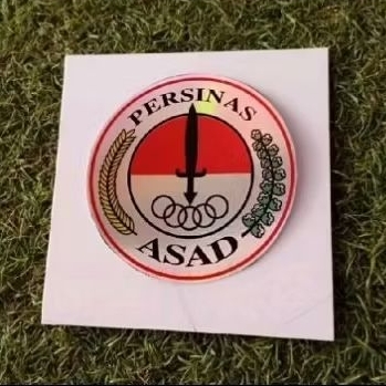 Jual Stiker Unik Hologram Laminasi Glossy Logo PERSINAS ASAD | Shopee ...
