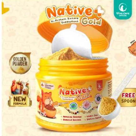 Jual Olive Care Vitamin Kucing NATIVE+ Protein Tinggi 110 gr | Shopee ...