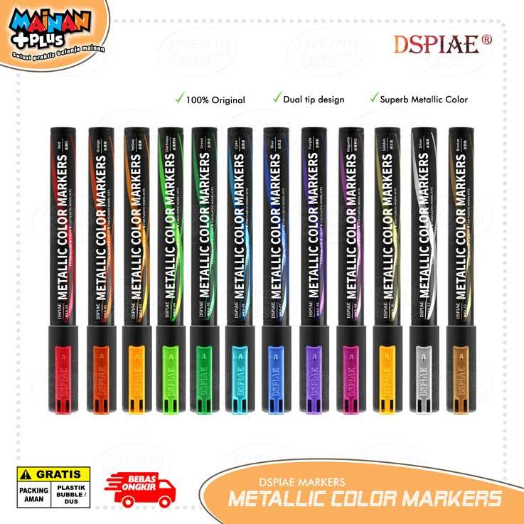 Jual DSPIAE MKA Super Metallic Color Markers Marker Gunpla Model Kit ...