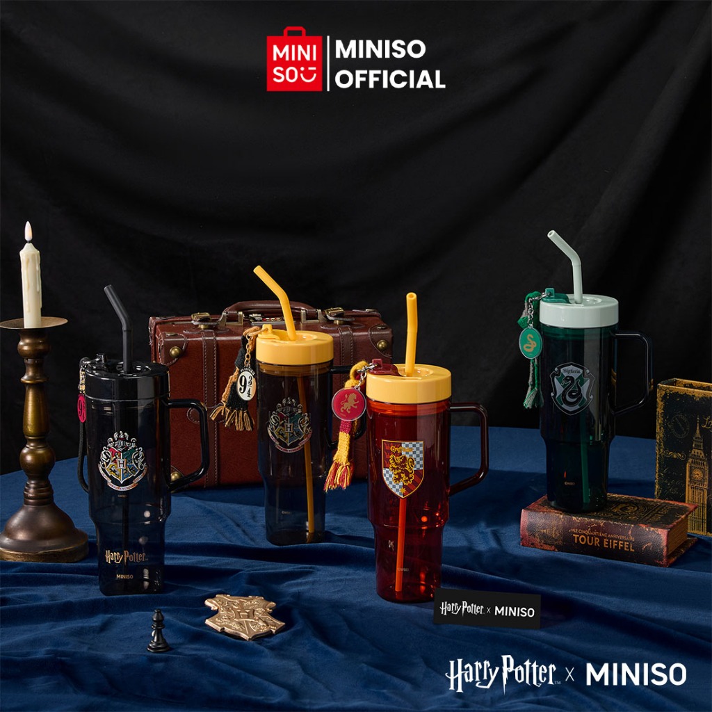 Jual Miniso X Harry Potter 1.25L Botol Minum Plastik Dengan Straw ...