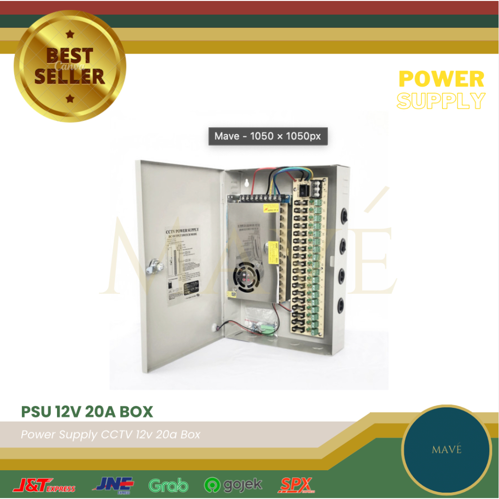 Jual Power Supply 12V 20A Box PSU 12V 20A Box Panel | Shopee Indonesia