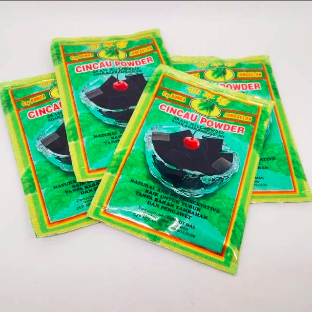 Jual Cincau Cap Bunga Janggelan / Grass Jelly Powder 33Gr / Agar ...