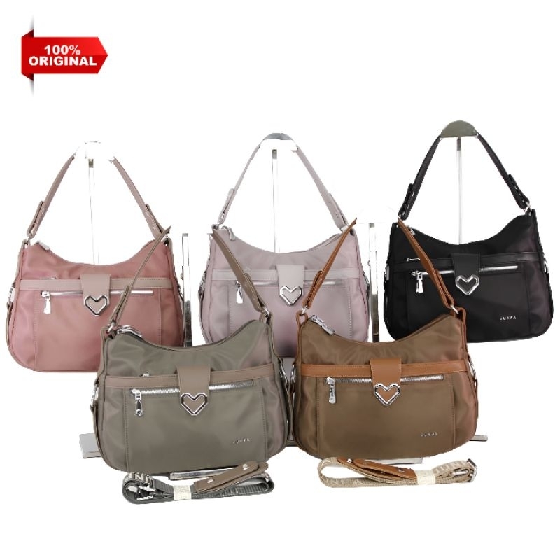 Jual Junfa 2 In 1 Tas Jinjing Wanita Junfa 8205 Multipungsi Kapasitas Besar | Shopee Indonesia