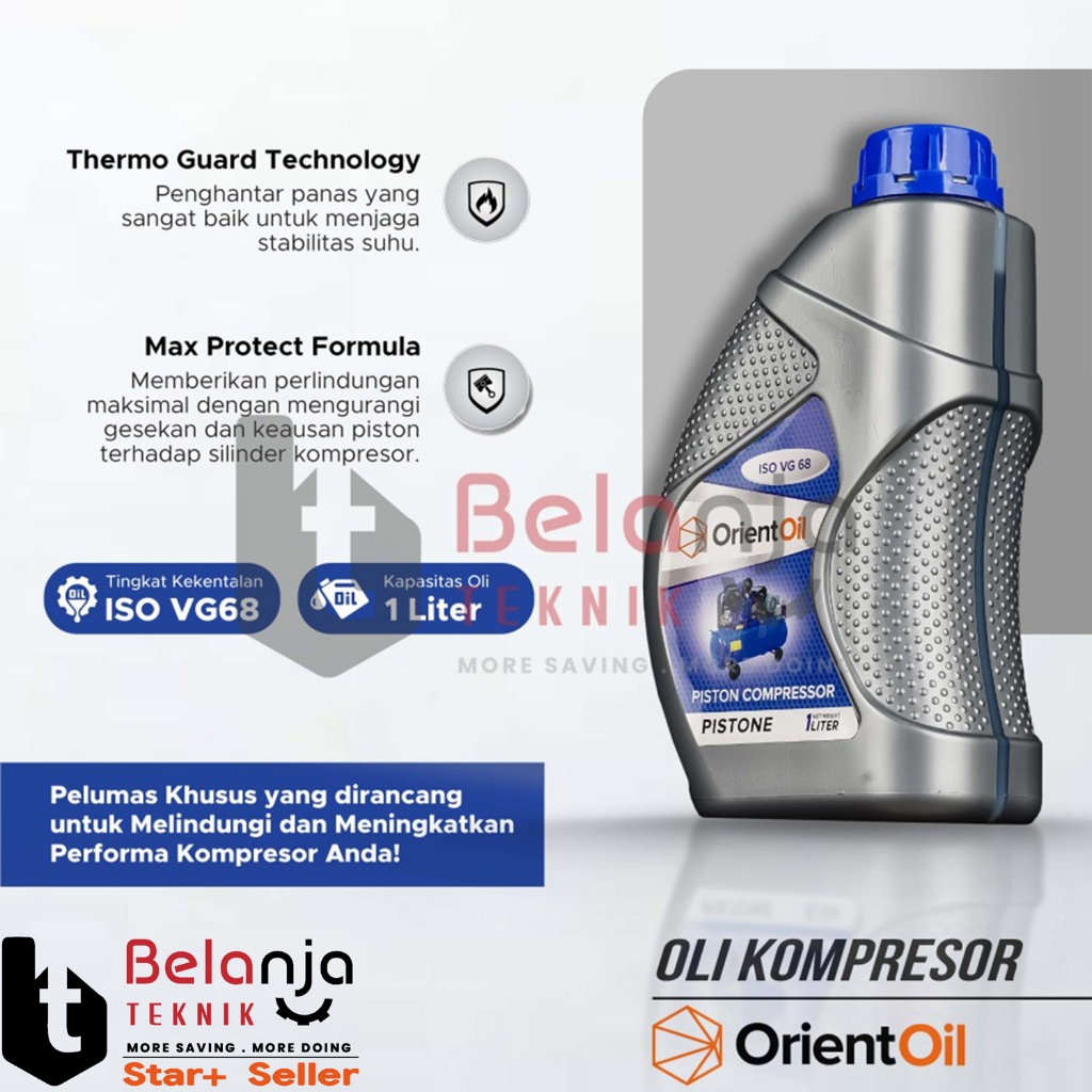 Jual Oli Liger Compressor 1 Liter ISO VG 68 - Oli Khusus Mesin ...