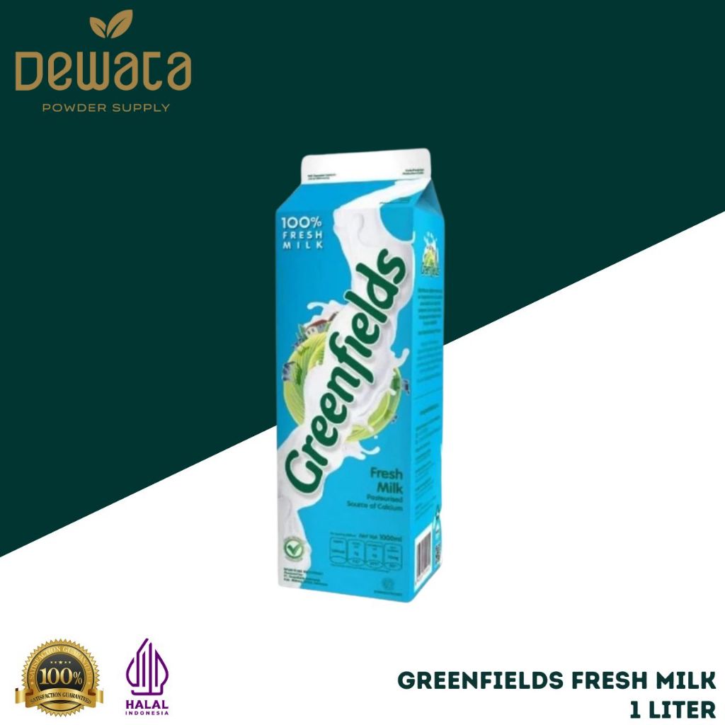 Jual Greenfields Fresh Milk 1000 ml | Shopee Indonesia