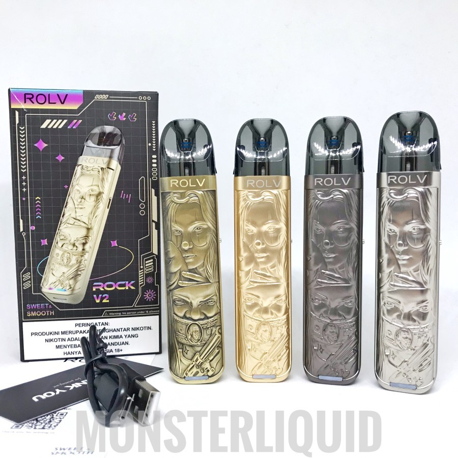 Jual ROLV ROCK V2 POD KIT 30W 900MAH AUTHENTIC | Shopee Indonesia