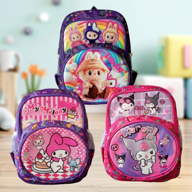 Jual Tas anak sekolah perempuan TK SD,tas karakter,tas kuromi | Shopee Indonesia