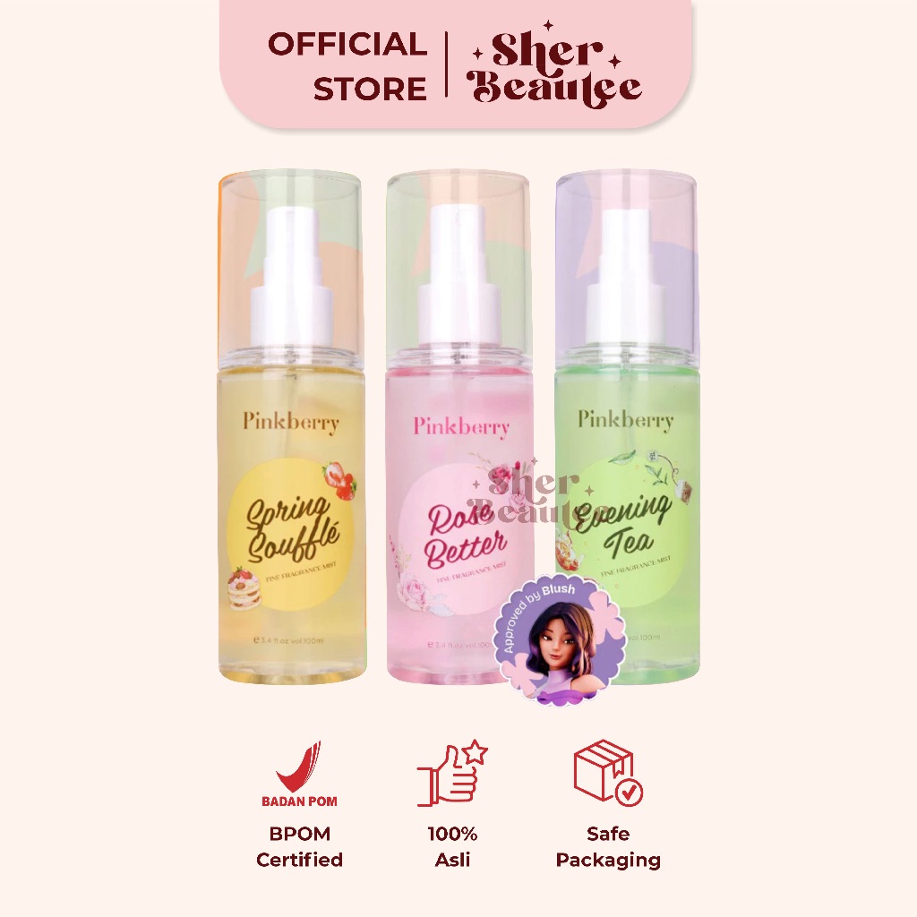 Jual Pinkberry Hair & Body Mist All Varian 100ml | Shopee Indonesia