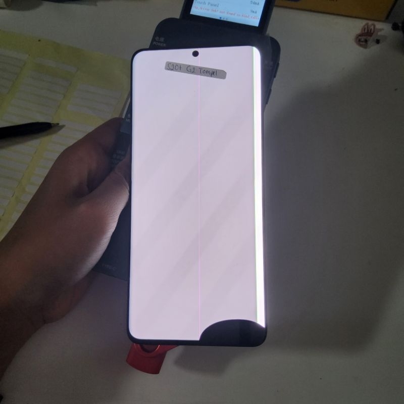 Jual LCD SAMSUNG GALAXY S20 PLUS ORI MINUS GARIS 2 TOMPEL LCD NO FRAME ...