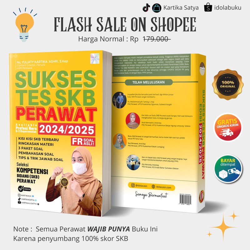Jual BUKU SKB PERAWAT 2024 / 2025 SOAL SESUAI FR SKB PERAWAT | Shopee Indonesia