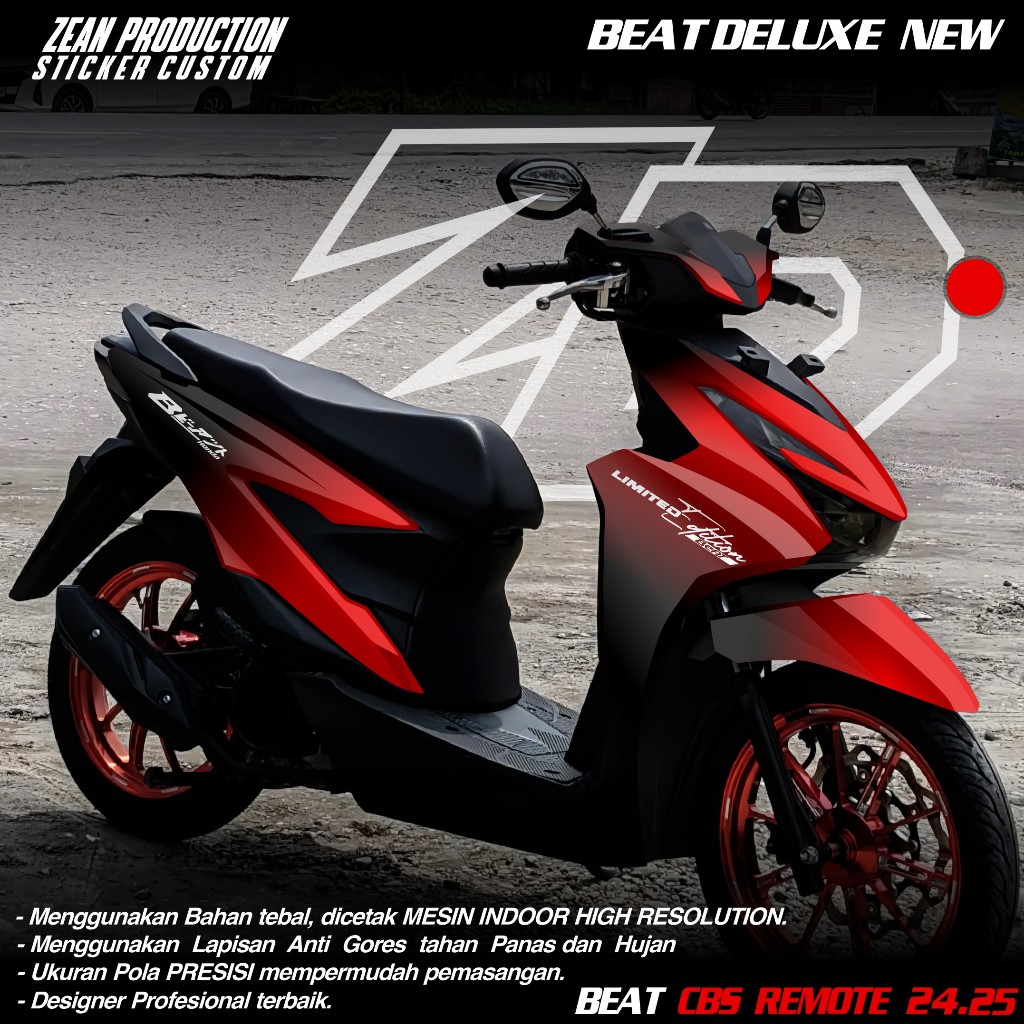Jual (PROMO COD) TERBARU Decal Sticker Full body Honda Beat CBS STREET ...