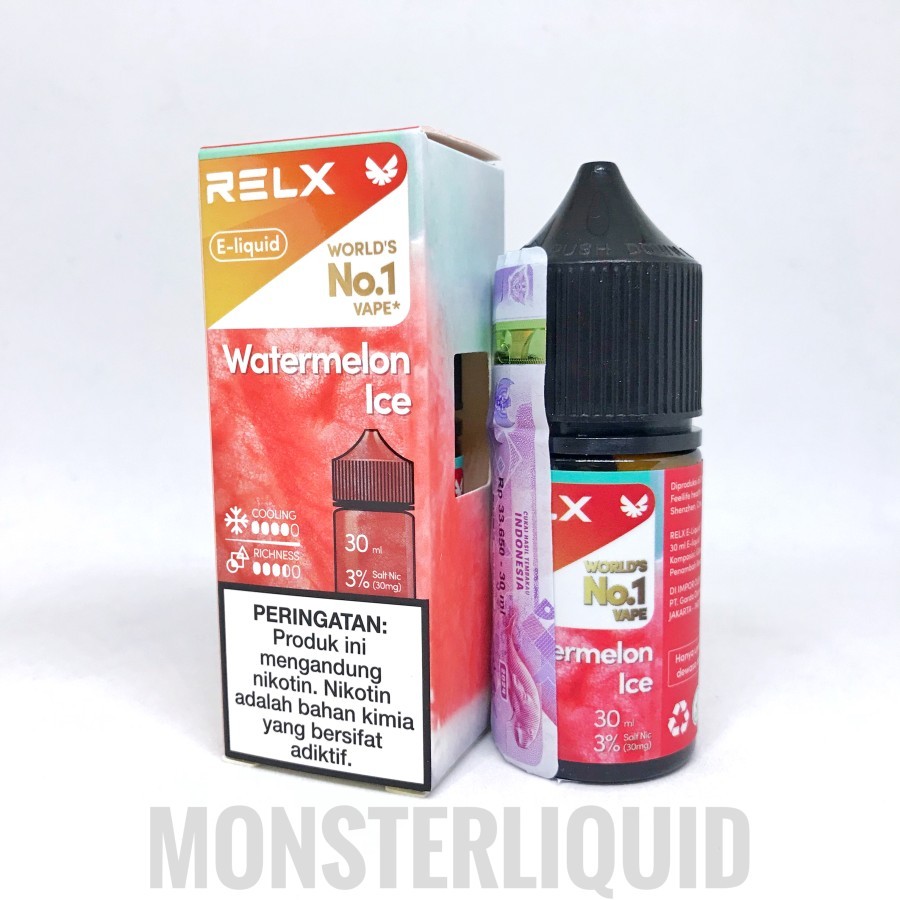 Jual SALT RELX WATERMELON ICE 30MG 30ML | Shopee Indonesia
