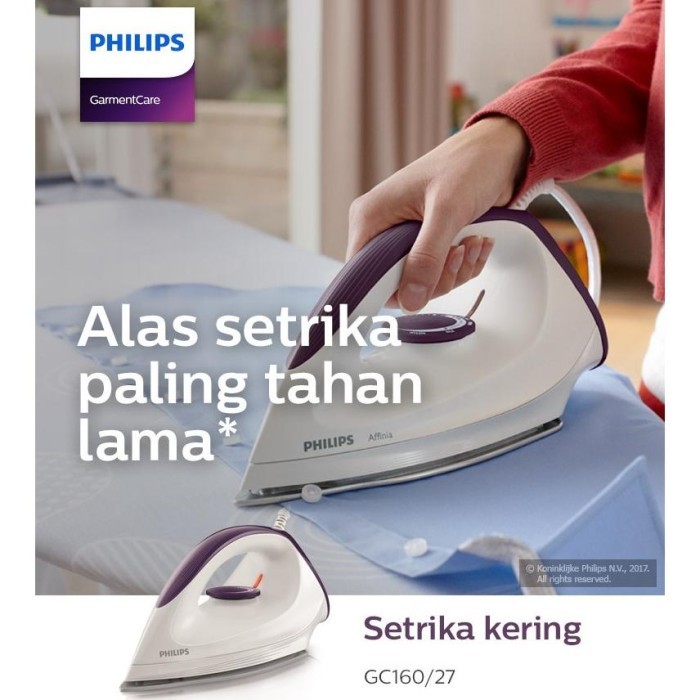Jual Setrika Philips Affinia GC-160 Dry iron ( GC160 ) | Shopee Indonesia