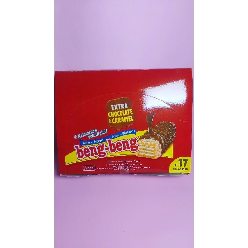 Jual [1 PACK] Beng Beng Extra Chocolate & Caramel Isi 17 x 25 g ...