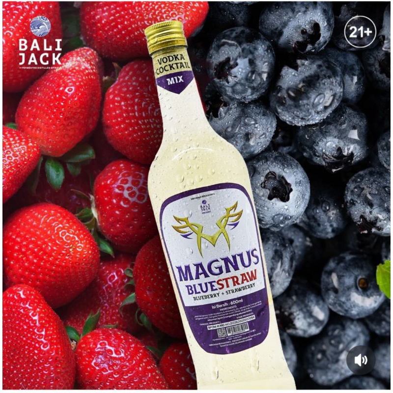 Jual Magnus VodkaMix Blueberry Strawberry 600ml | Shopee Indonesia
