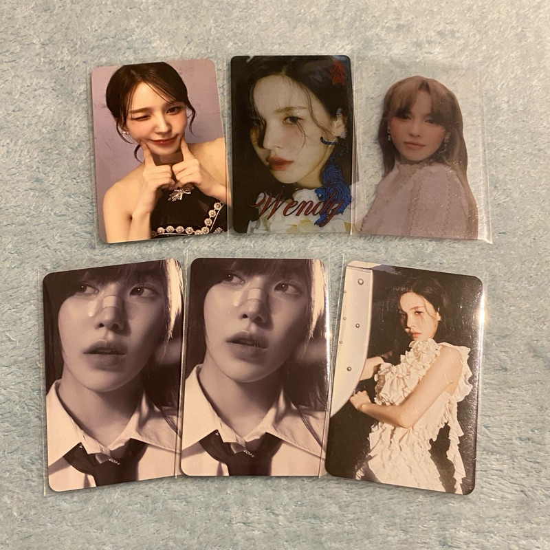 Jual red velvet wendy official photocard postcard like water wish you ...