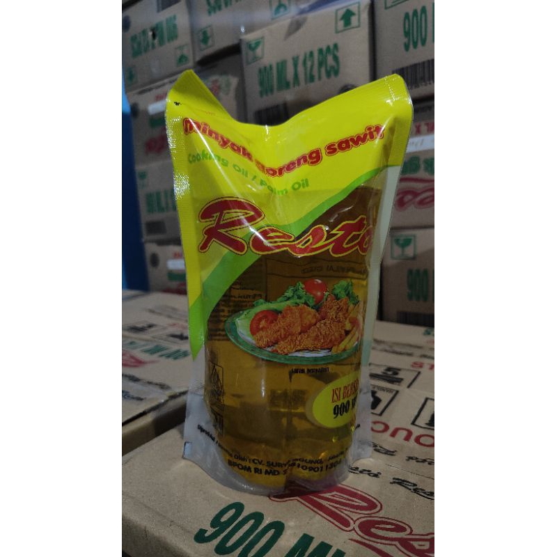 Jual Minyak Resto 900 ml ( 1 dus isi 12 pcs ) / Minyak Goreng | Shopee ...