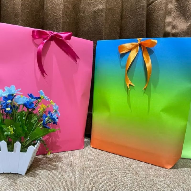 Jual Paper Bag Ulang Tahun Anak Jumbo Aesthetic Bahan Kertas Karton ...