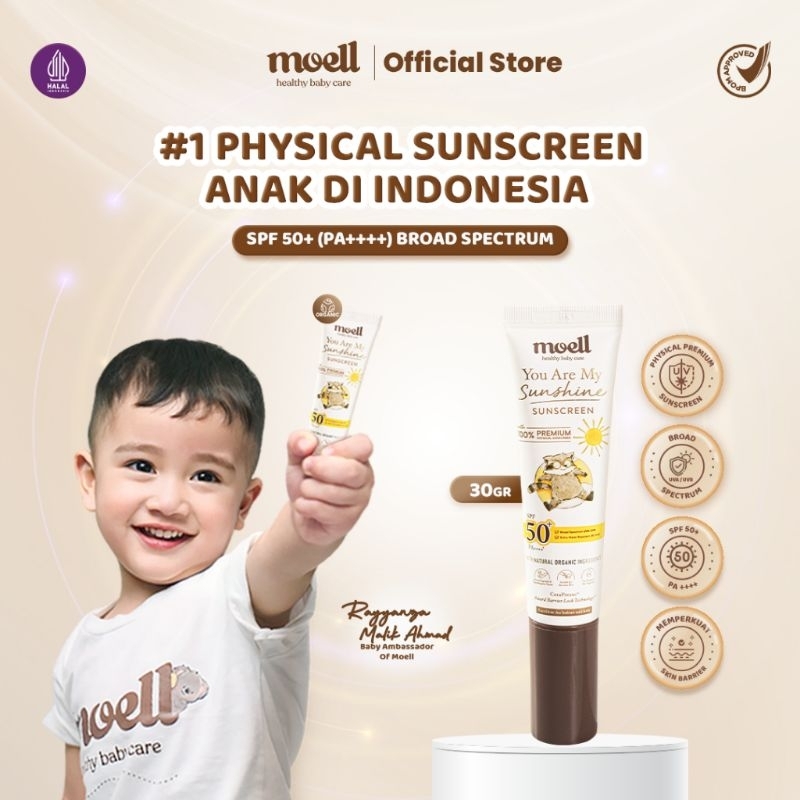 Jual Moell Sunscreen SPF 50+ - Sunscreen Anak & Bayi | Shopee Indonesia