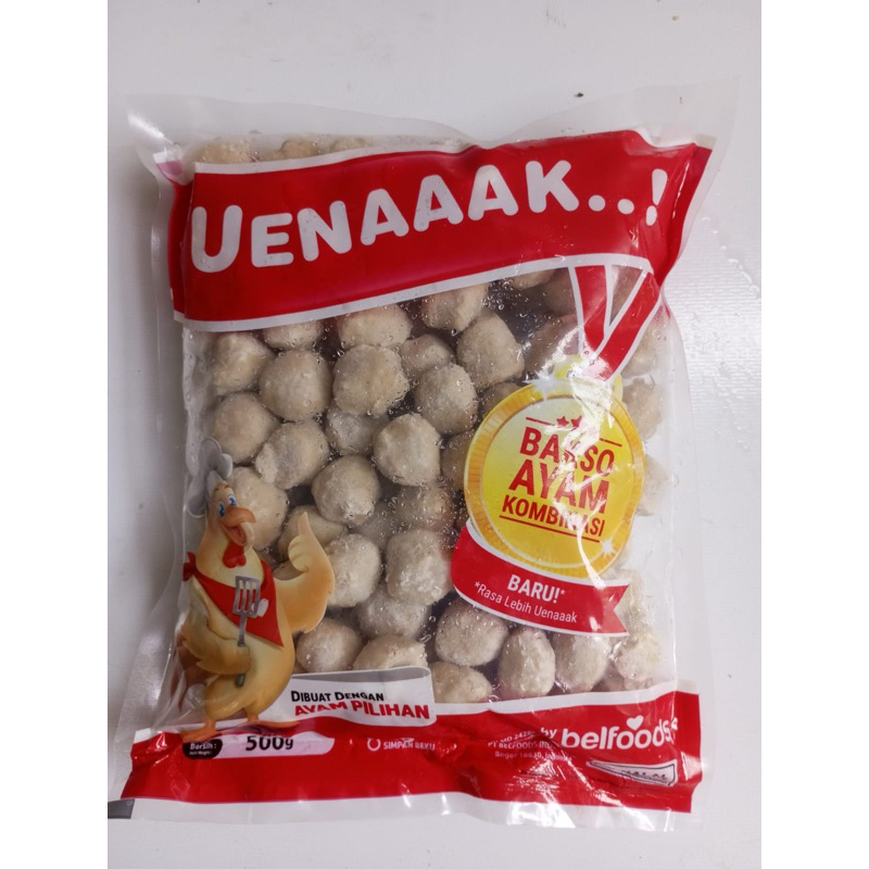 Jual Bakso Ayam / Bakso Ayam Belfoods / Belfood/ Bakso Uenak / Bakso ...