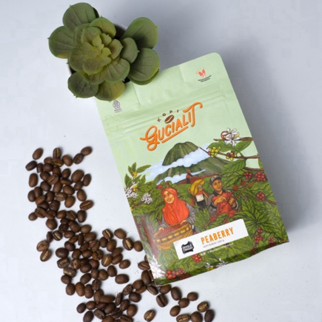 Jual Kopi Lanang 200 gram Kopi Peaberry Kopi Gucialit | Shopee Indonesia
