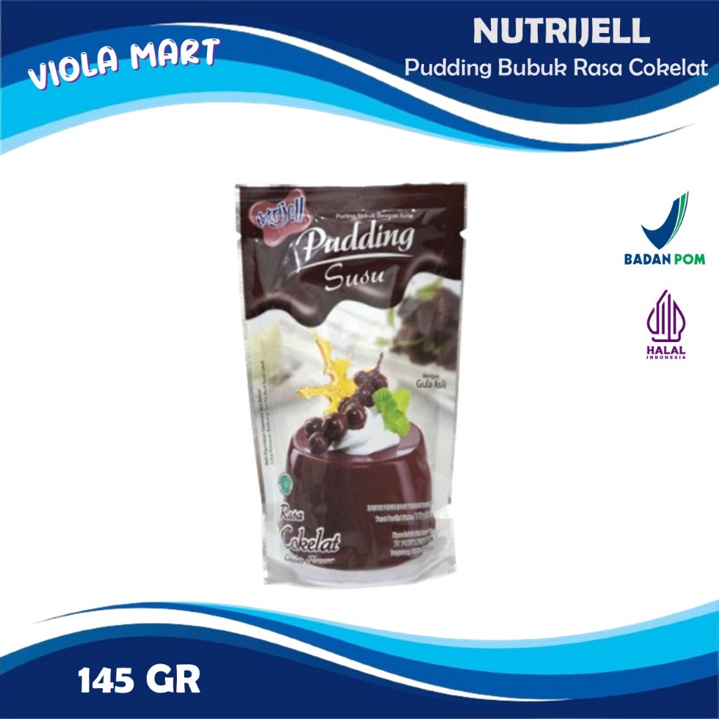 Jual Nutrijell Pudding Bubuk Rasa Cokelat 145gr {Tersedia Harga Grosir ...
