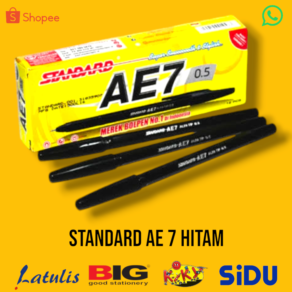 Jual Pulpen Standard AE7 0,5mm | Shopee Indonesia