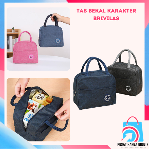 Jual PHG - TAS BEKAL LUNCH BAG COOLER MAKANAN ANAK TAS LUNCH BOX ...