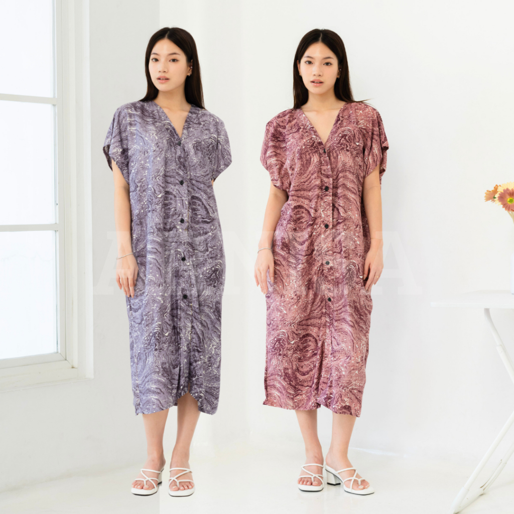 Jual Daster Busui Kerah V Kekininan Estetik Gemes Vol. 5 Aurora Daster ...