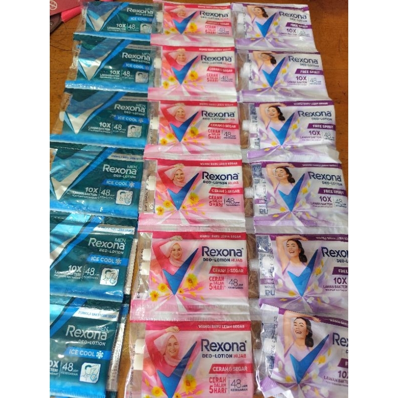 Jual REXONA SACHET 1 RENTENG ISI 12 PCS | Shopee Indonesia