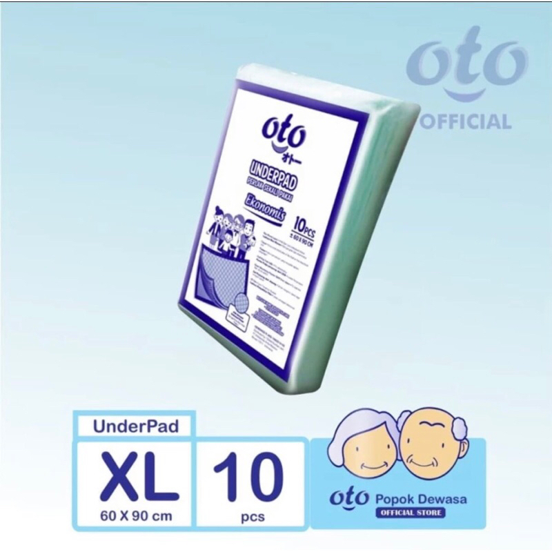 Jual OTO Underpad 60x90 Perlak Sekali Pakai Isi 10 Ukuran 60x90cm ...