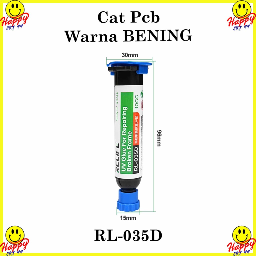 Jual LEM UV BENING CAT PCB BENING TRANSPARAN RELIFE RL-035D PASTA ...