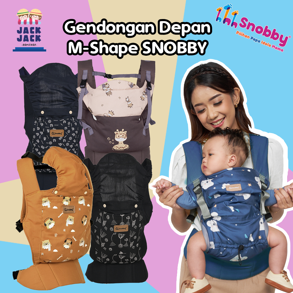 Jual SNOBBY Gendongan Bayi Ransel M-Shape All Series | Snobby Gendongan ...