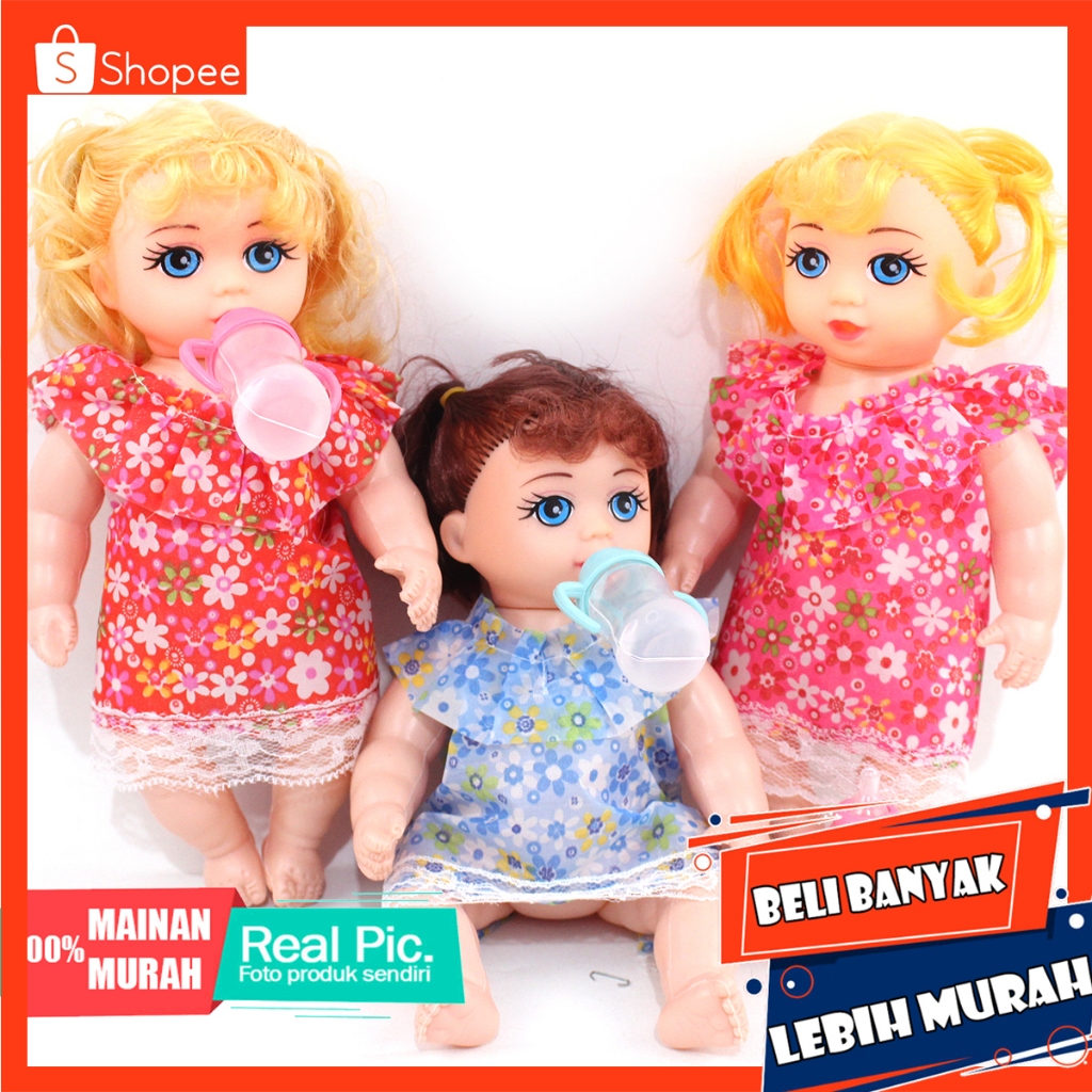 Jual MAINAN BONEKA BAYI BABY GIRL NO.JM120 BONEKA ANAK PEREMPUAN BOTOL ...