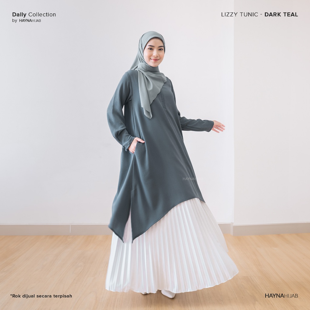 Jual HAYNA Lizzy Tunik (All Colors) - Tunic Atasan Wanita Lengan ...